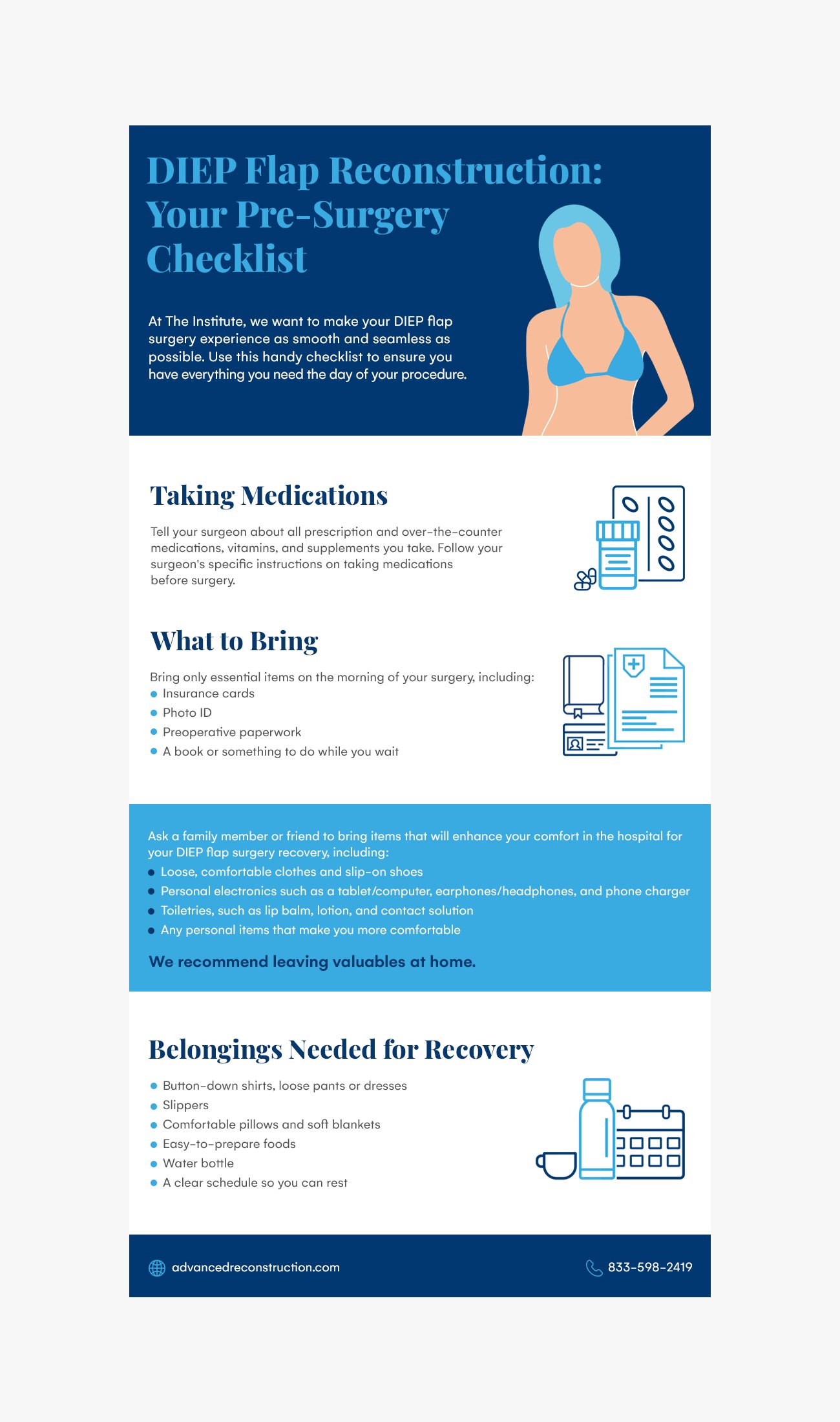 DIEP Flap Reconstruction: Your Pre-Surgery Checklist | The Institute ...